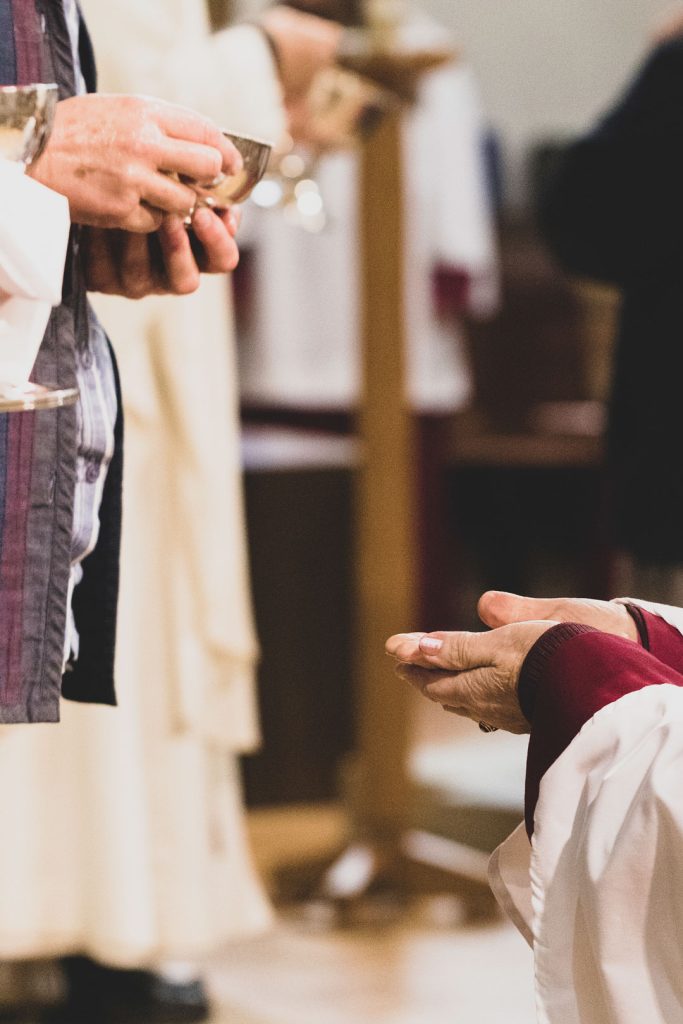 Taking-communion | Saint Georges C of E Church Worcs